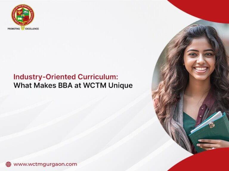 BBA at WCTM: Industry-Driven Curriculum for Future Leaders